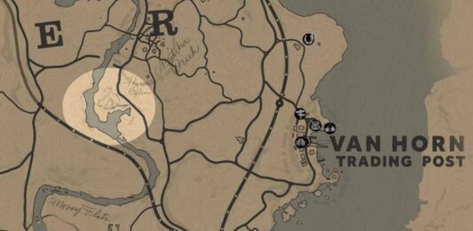 RDR2 Animaux Légendaires : Carte pour trouver cerf, ours, castor, bison