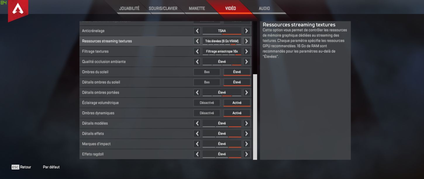 Apex Legends Config : configuration minimum et recommandée - CG
